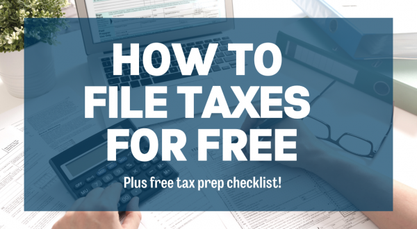 How to File Taxes for Free | Budget Blueprints