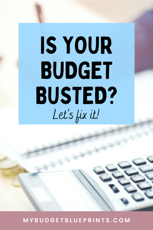 What to Do When Your Budget is Wrecked | Budget Blueprints