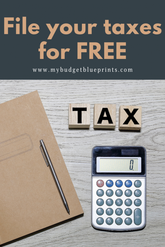 How to File Taxes for Free | Budget Blueprints