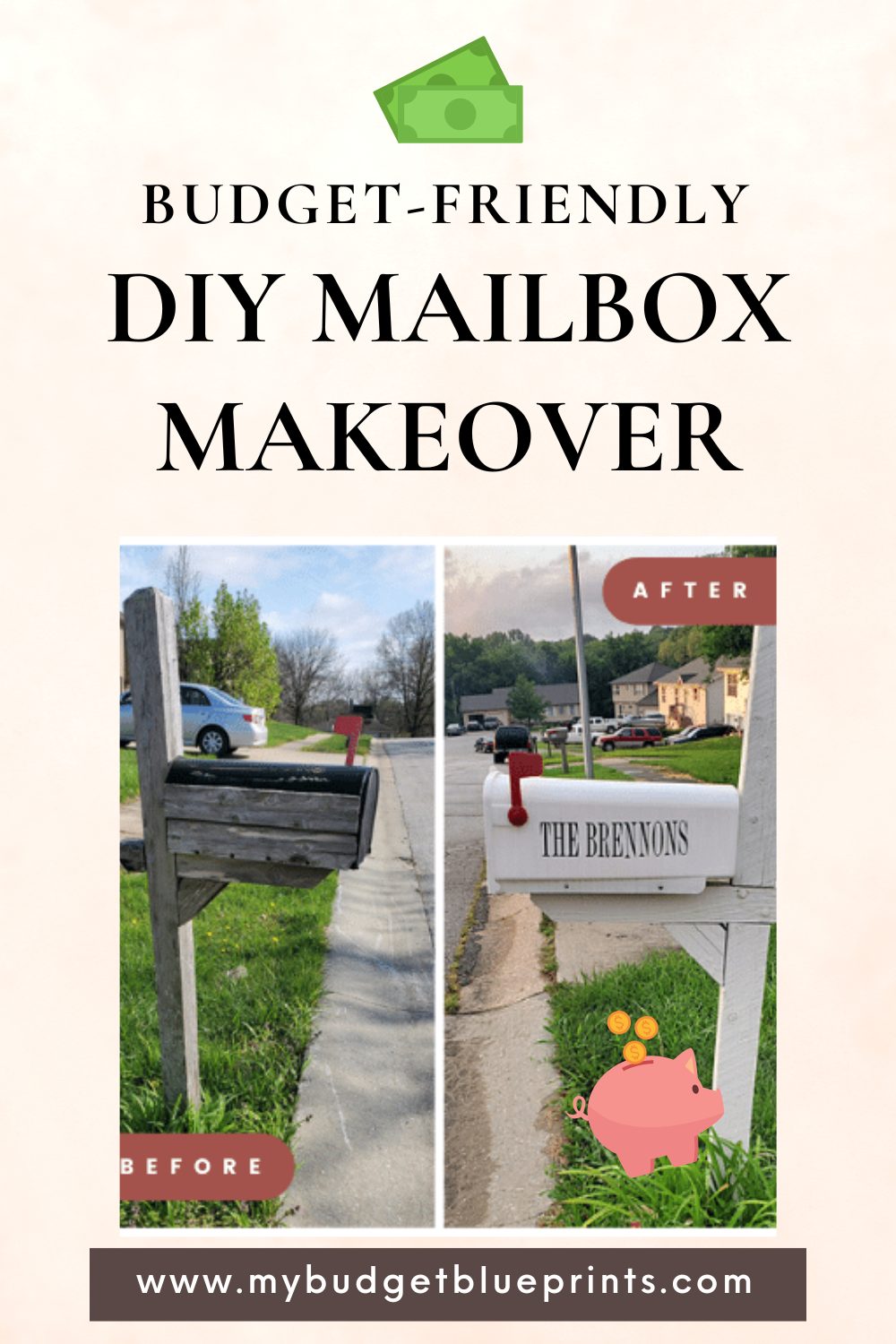 Budget DIY: Mailbox Makeover Under $30 | Budget Blueprints